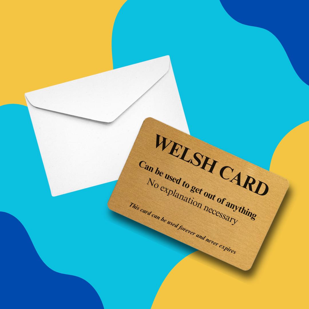 Scottish Card - Get Out Of Anything Card